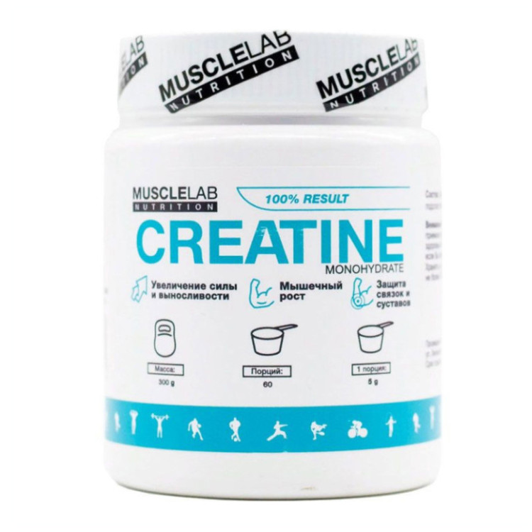 MUSCLELAB, Creatine, 300 г, банка (60 порций) купить в интернет ...
