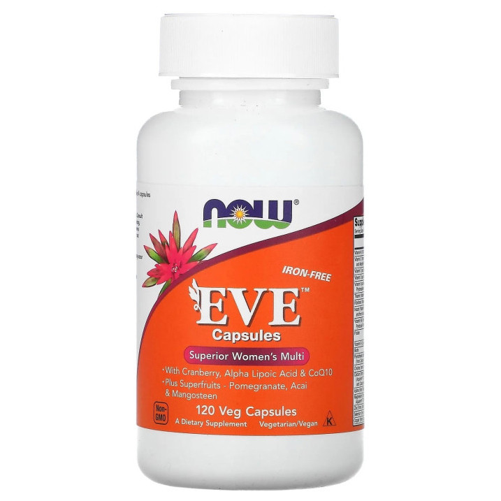 NOW, EVE Iron Free, 120 капс (30 порций) купить в интернет-магазине ...