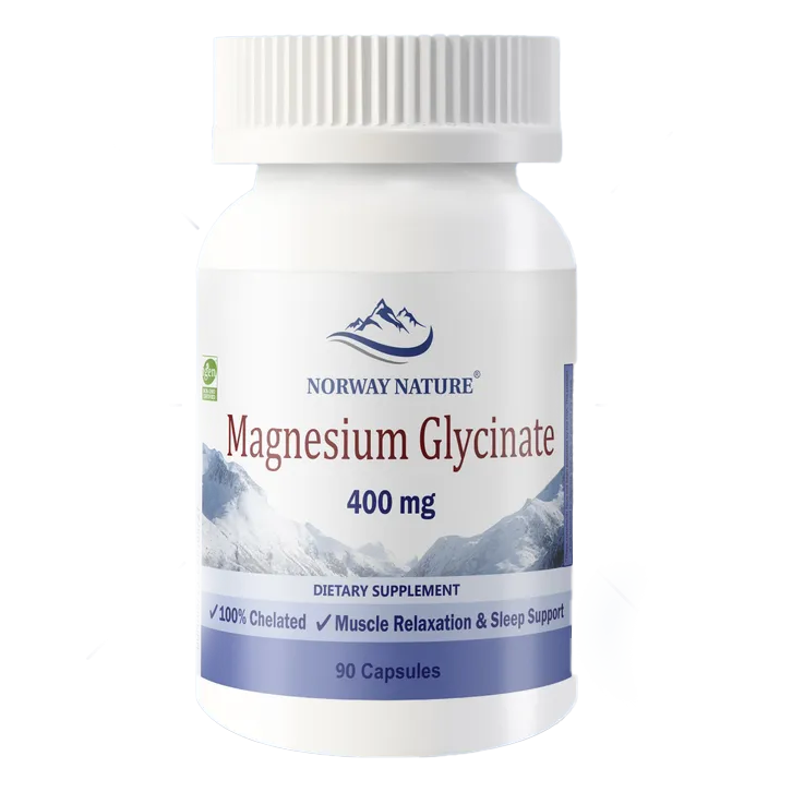 Norway Nature, Magnesium Glycinate 400 мг, 90 капс купить в интернет ...