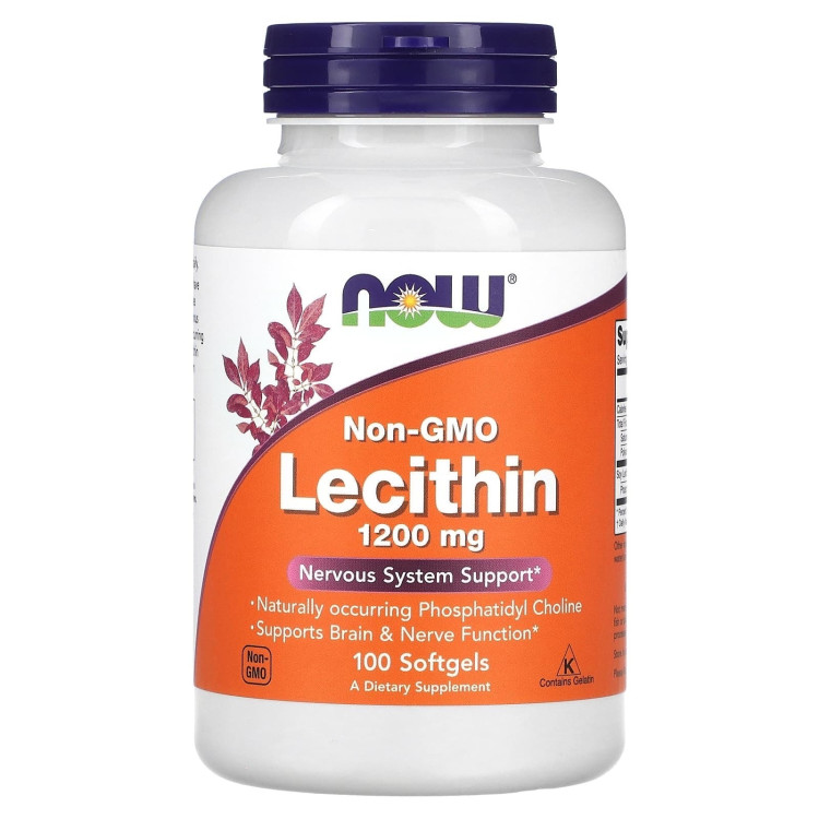 NOW, Lecithin, 1200 мг купить в интернет-магазине Slon PP